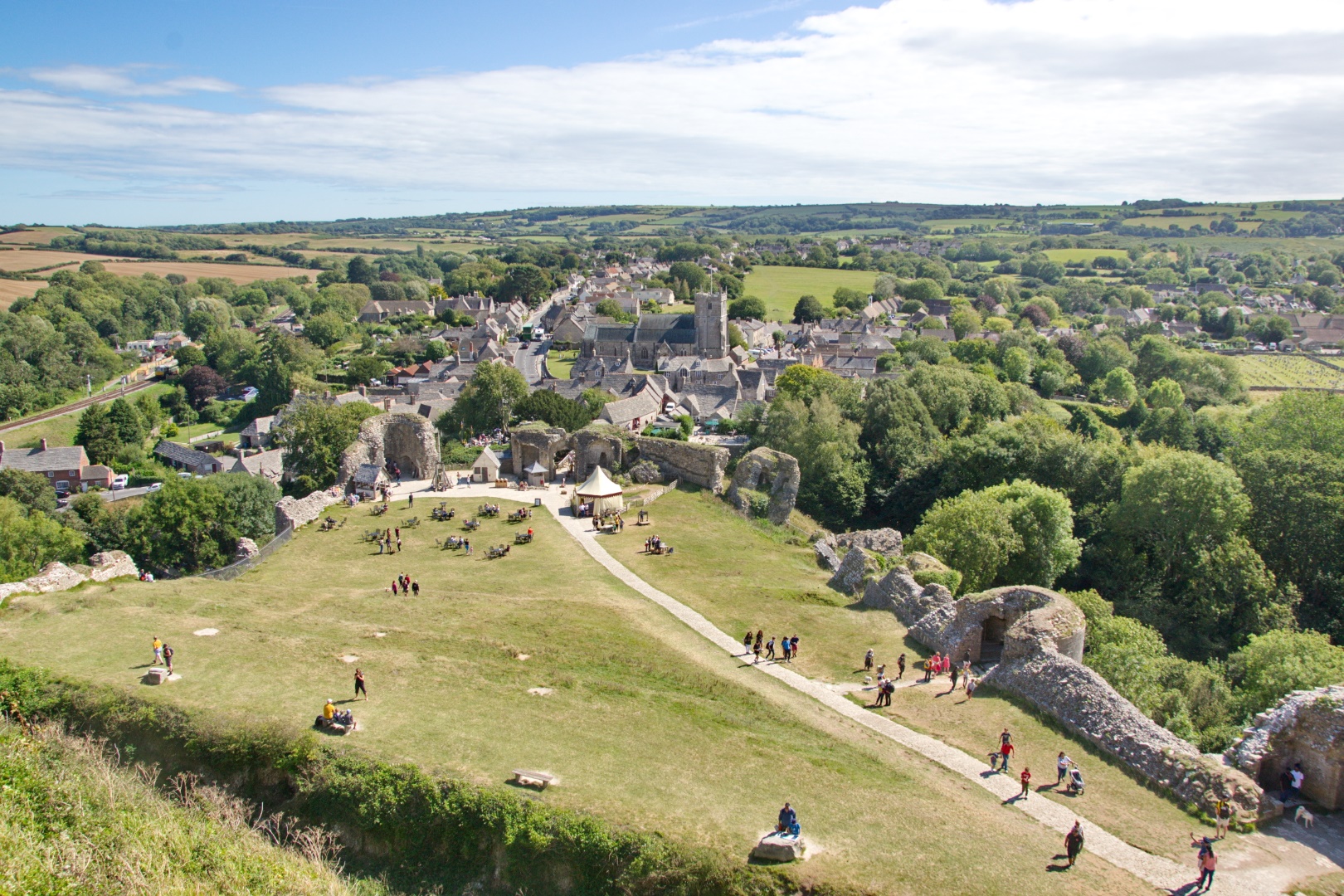 Corfe Castle – John Martin of Evershot